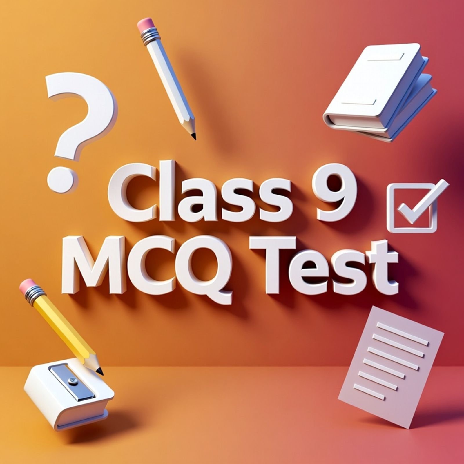 Class 9 MCQ Test - Aspirations Institute